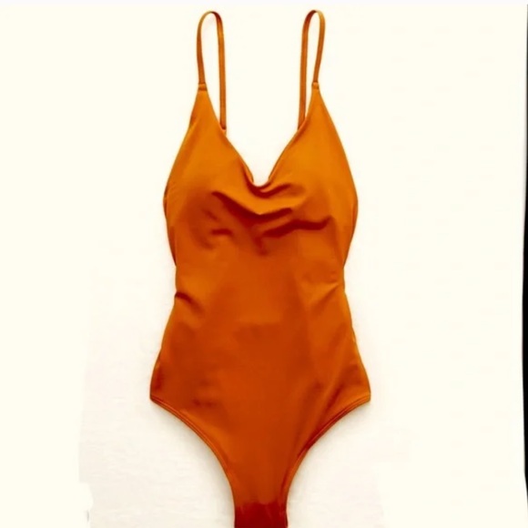 aerie | Swim | Aeries Scoop Back Open Side One Piece Bathing Suit ...